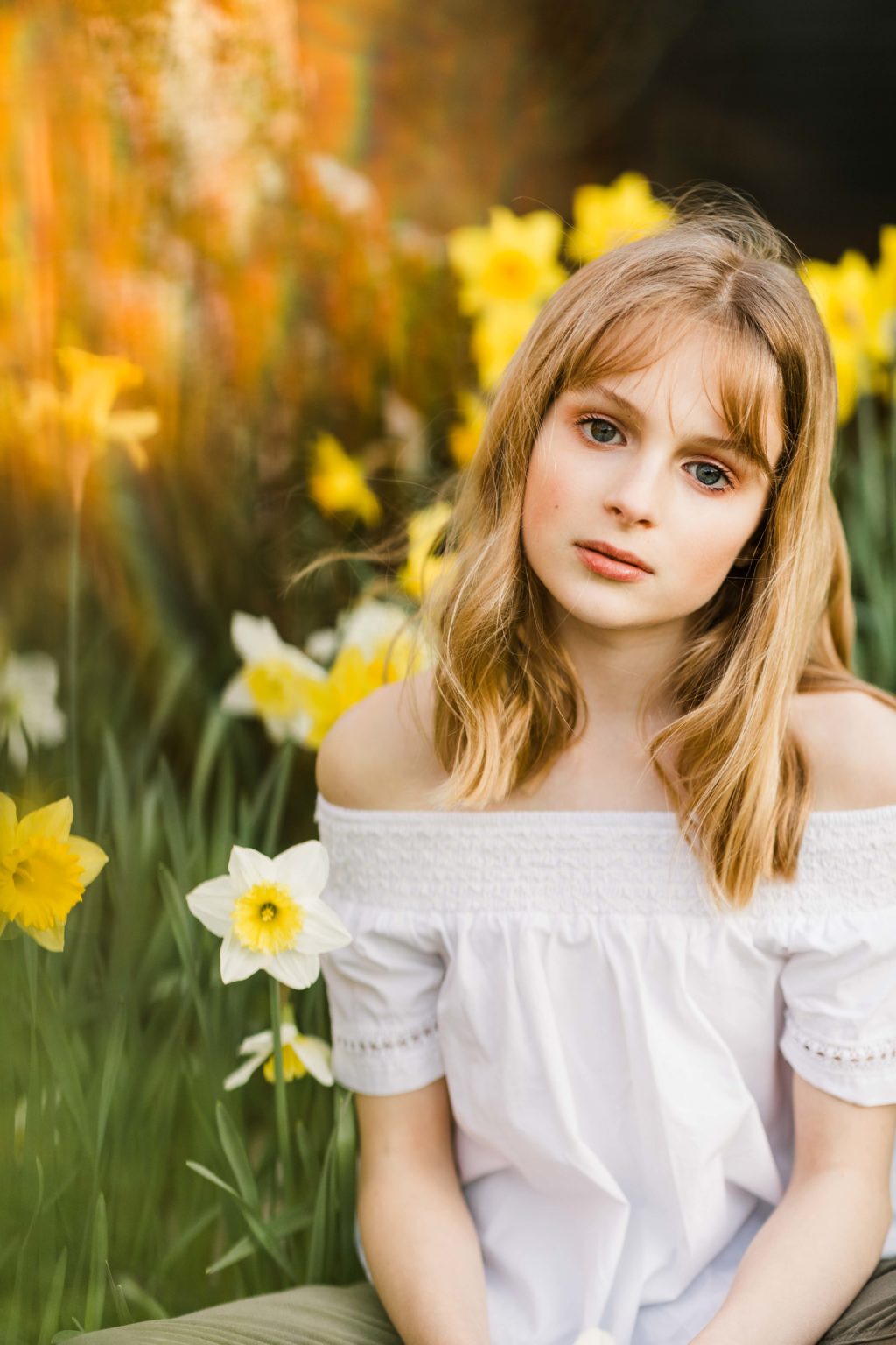 Editorial Portrait Shoot with Springtime Florals - Aimee Joy Photography